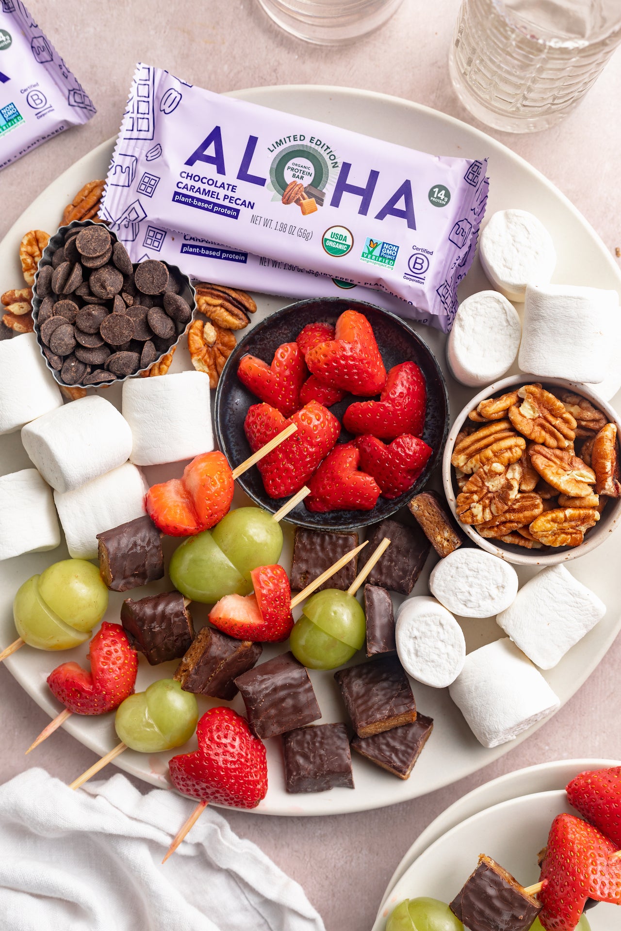 ALOHA Valentine’s Day Fruit Skewers