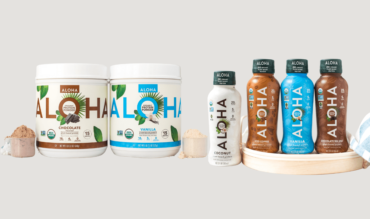 Protein Powder vs Protein Shake - ALOHA