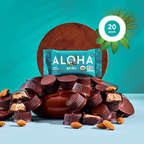 Almond Butter Cup Mini Bars - ALOHA