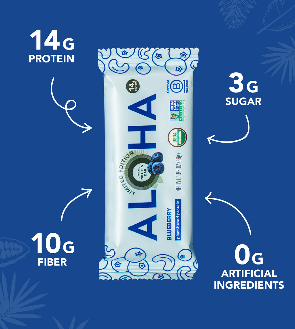 Blueberry Protein Bar | Aloha – ALOHA