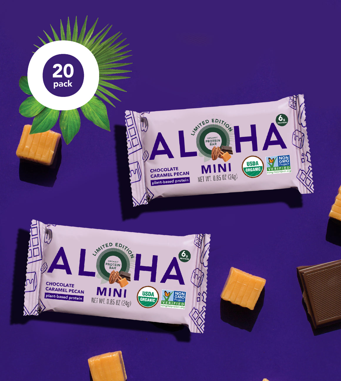 Mini Bars - Chocolate Caramel Pecan – ALOHA