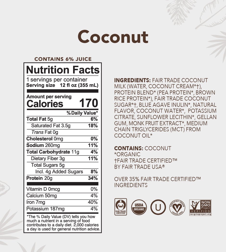 Coconut Protein Shake | Aloha – ALOHA