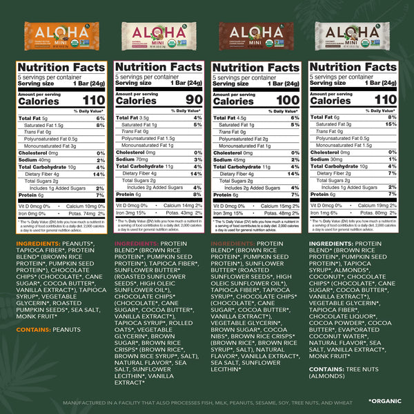 Mini Bar Variety Pack | ALOHA