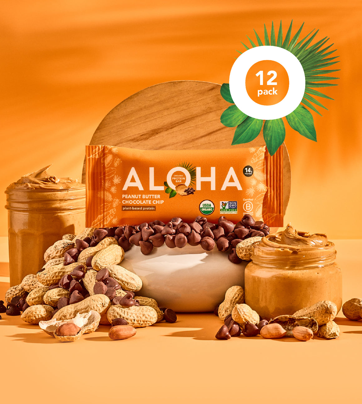 Peanut Butter Chocolate Chip Protein Bar | Aloha – ALOHA