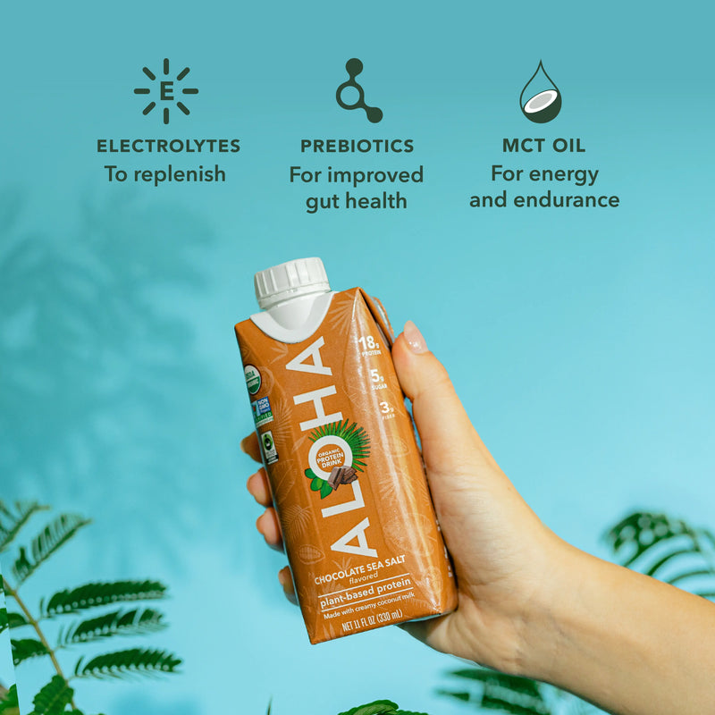 Chocolate Sea Salt Protein Shake | Aloha – ALOHA