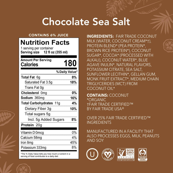Chocolate Sea Salt Protein Shake | Aloha – ALOHA