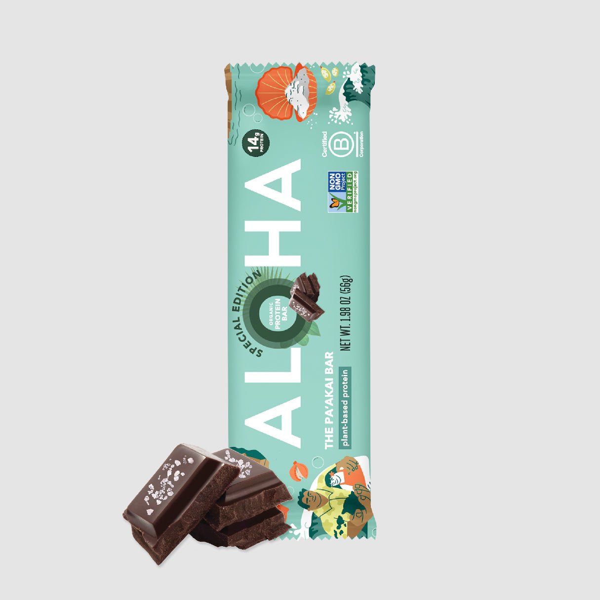Organic Protein Bar with Hawaiian Sea Salt - ALOHA
